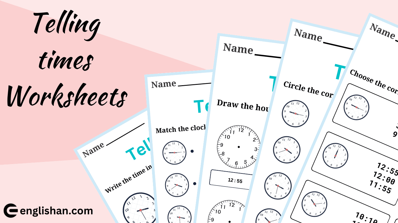 Esl Telling Time Worksheet