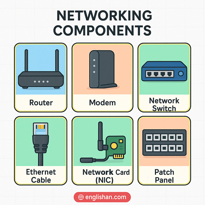 Computer Parts Names | Complete Components List with Pictures