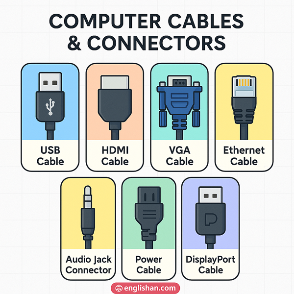 Computer Parts Names | Complete Components List with Pictures