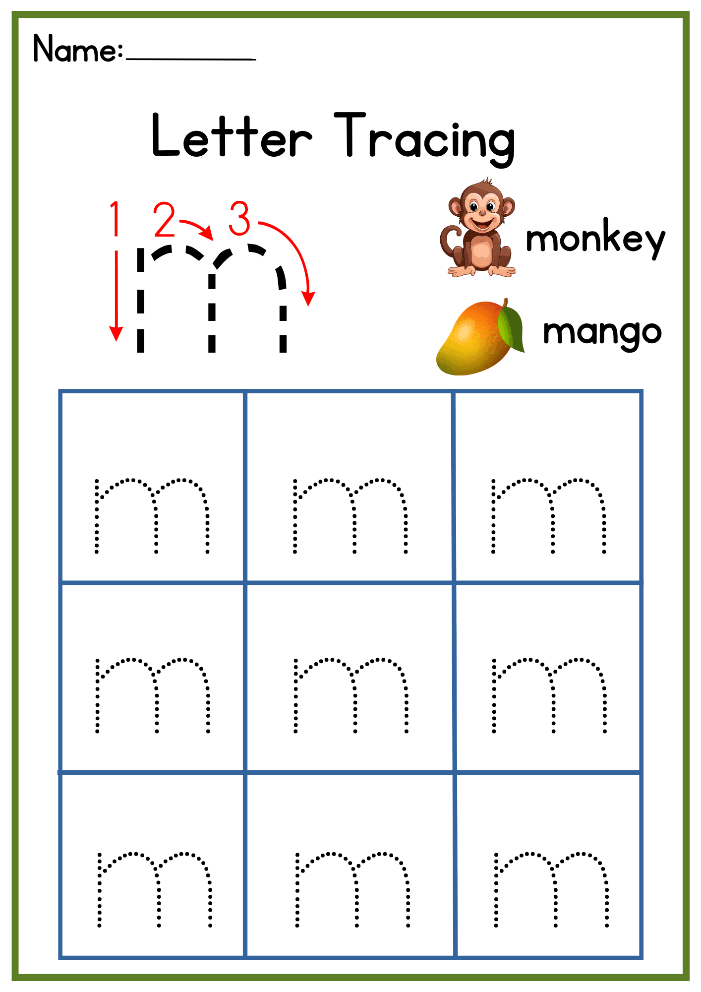 Small Letters Tracing Worksheets a to z with Printable PDF Free