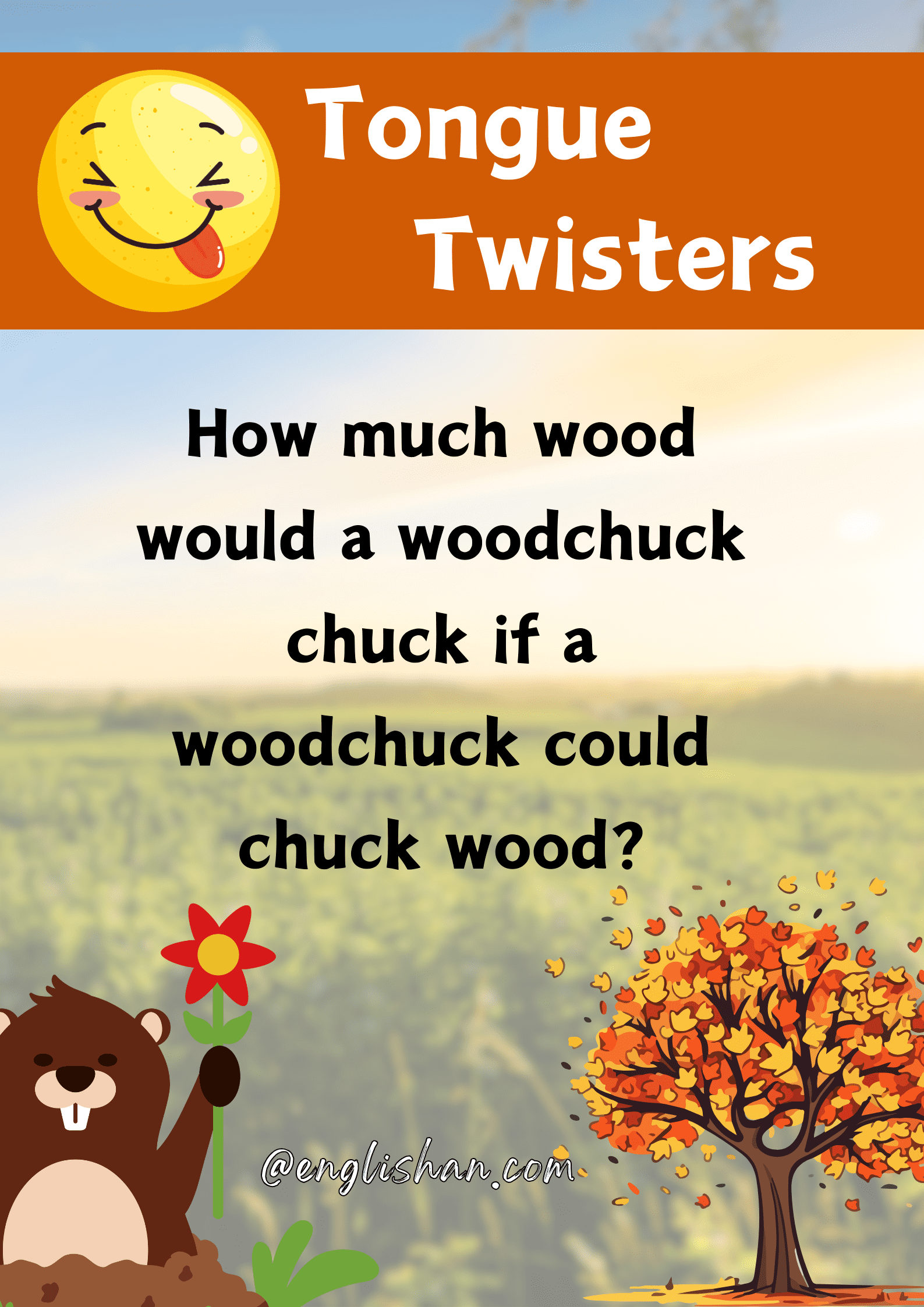 30 Easy Tongue Twisters for Kids with Pictures • Englishan