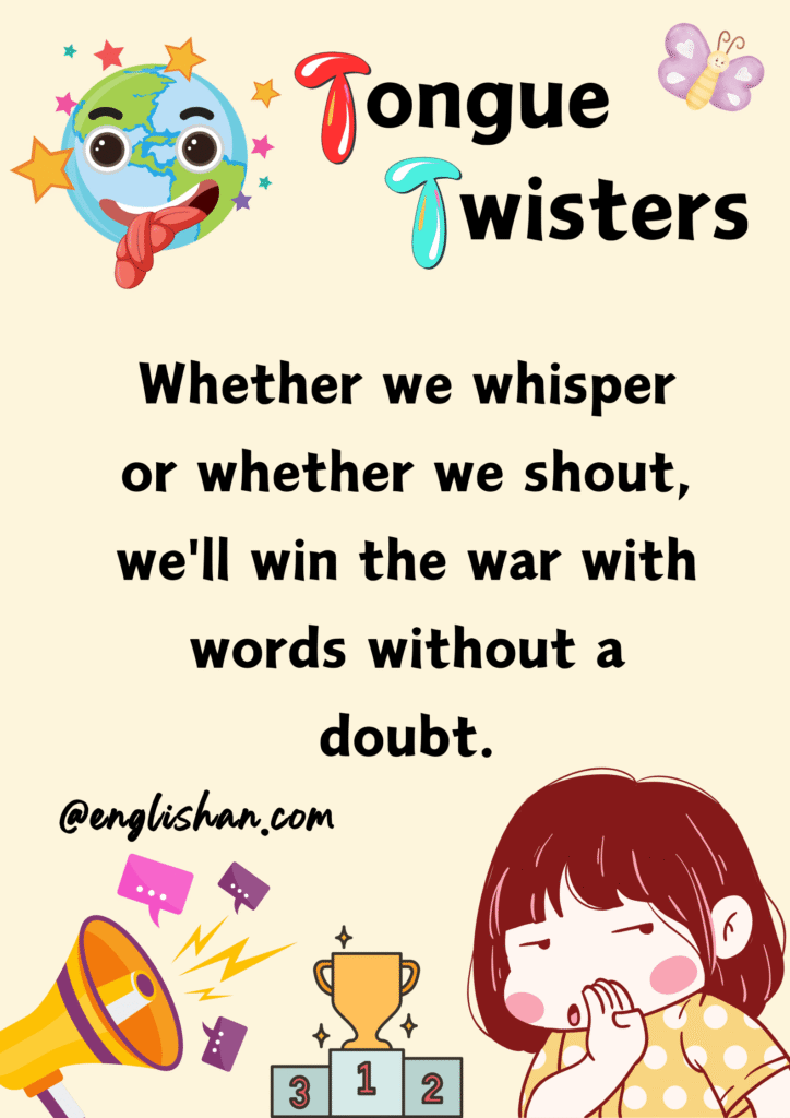 30 Easy Tongue Twisters for Kids with Pictures • Englishan