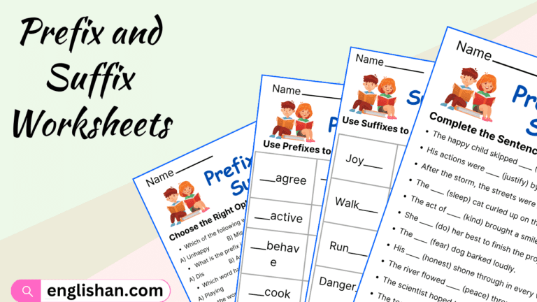 Antonyms Worksheets and Exercises with Answers in English • Englishan