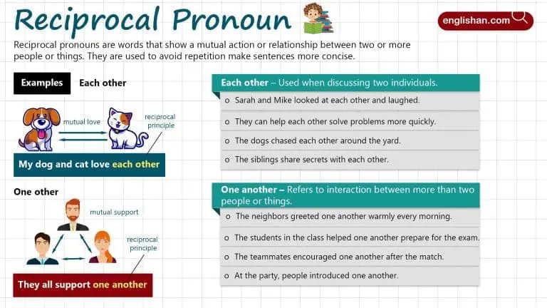 Common Pronoun Errors with Uses and Example Sentences