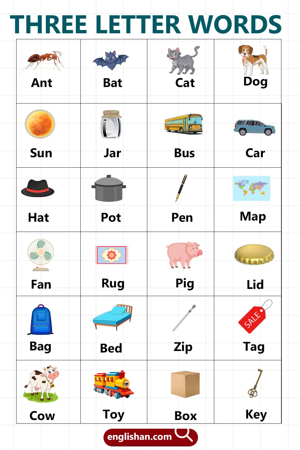 3 Letter Words In English With Examples Englishan 3 Letter Words In English With Examples Englishan