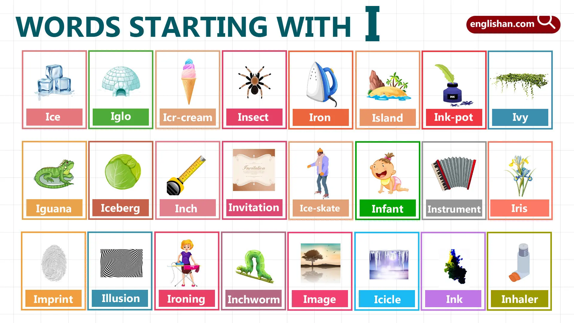 Words Starting with Letter I to Boost Your Vocabulary