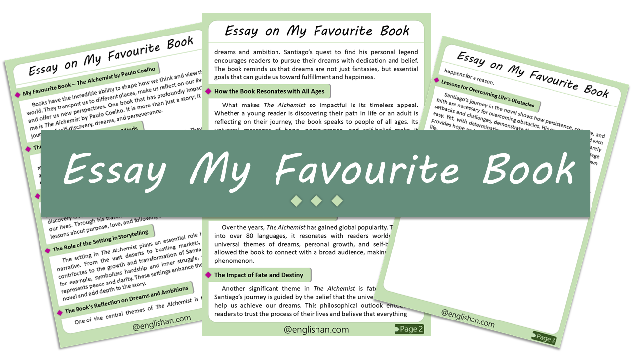 My Favourite Book Essay – 10 Lines, 250 Words, and 500 Words