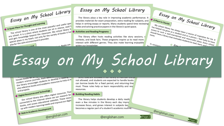 My School Life Essay – 10 Lines, 250 Words, and 500 Words