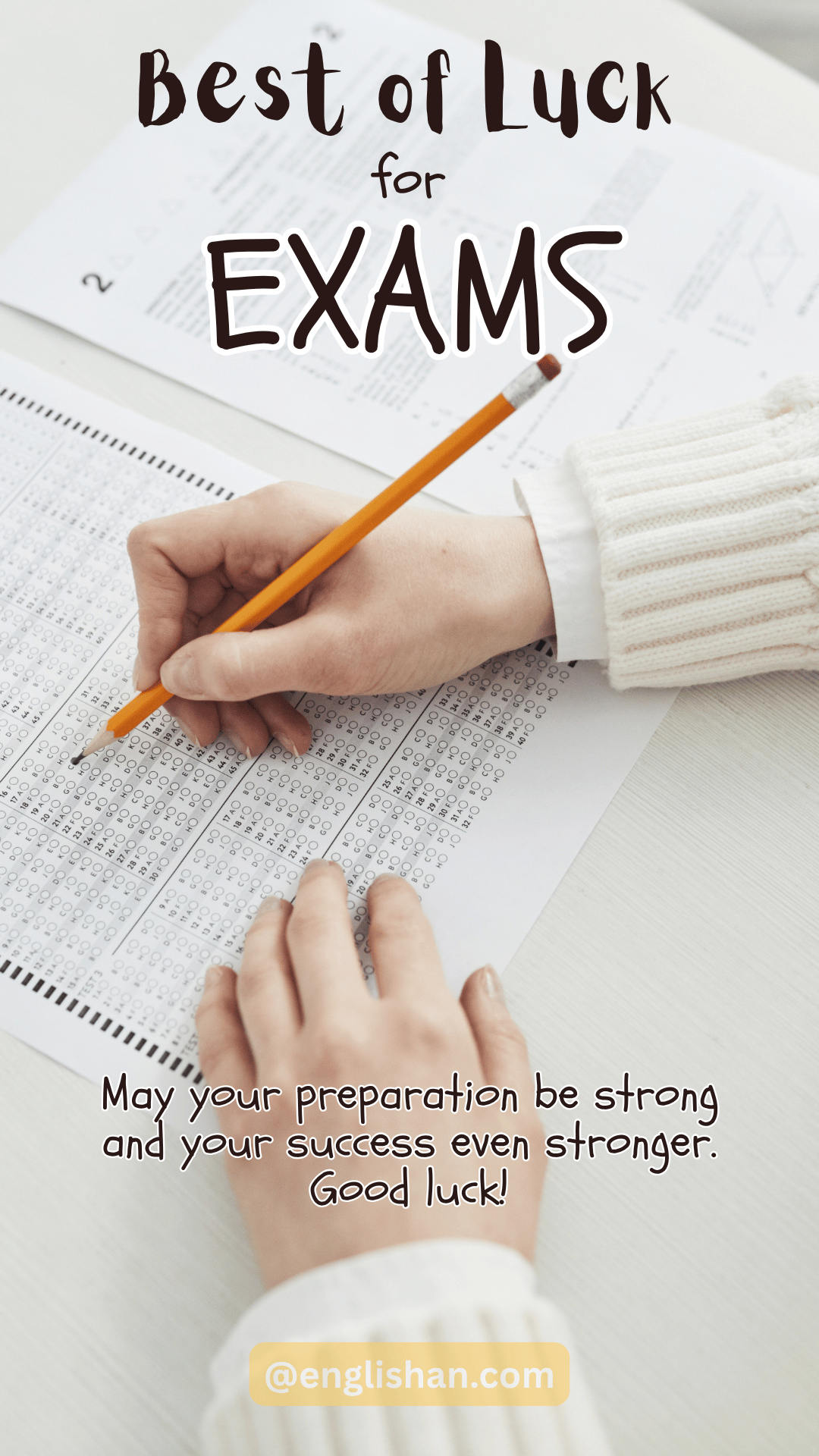 100 Best Wishes for Exam with Encouraging Quotes & Pictures