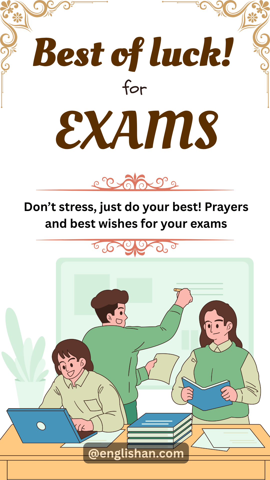 100 Best Wishes for Exam with Encouraging Quotes & Pictures