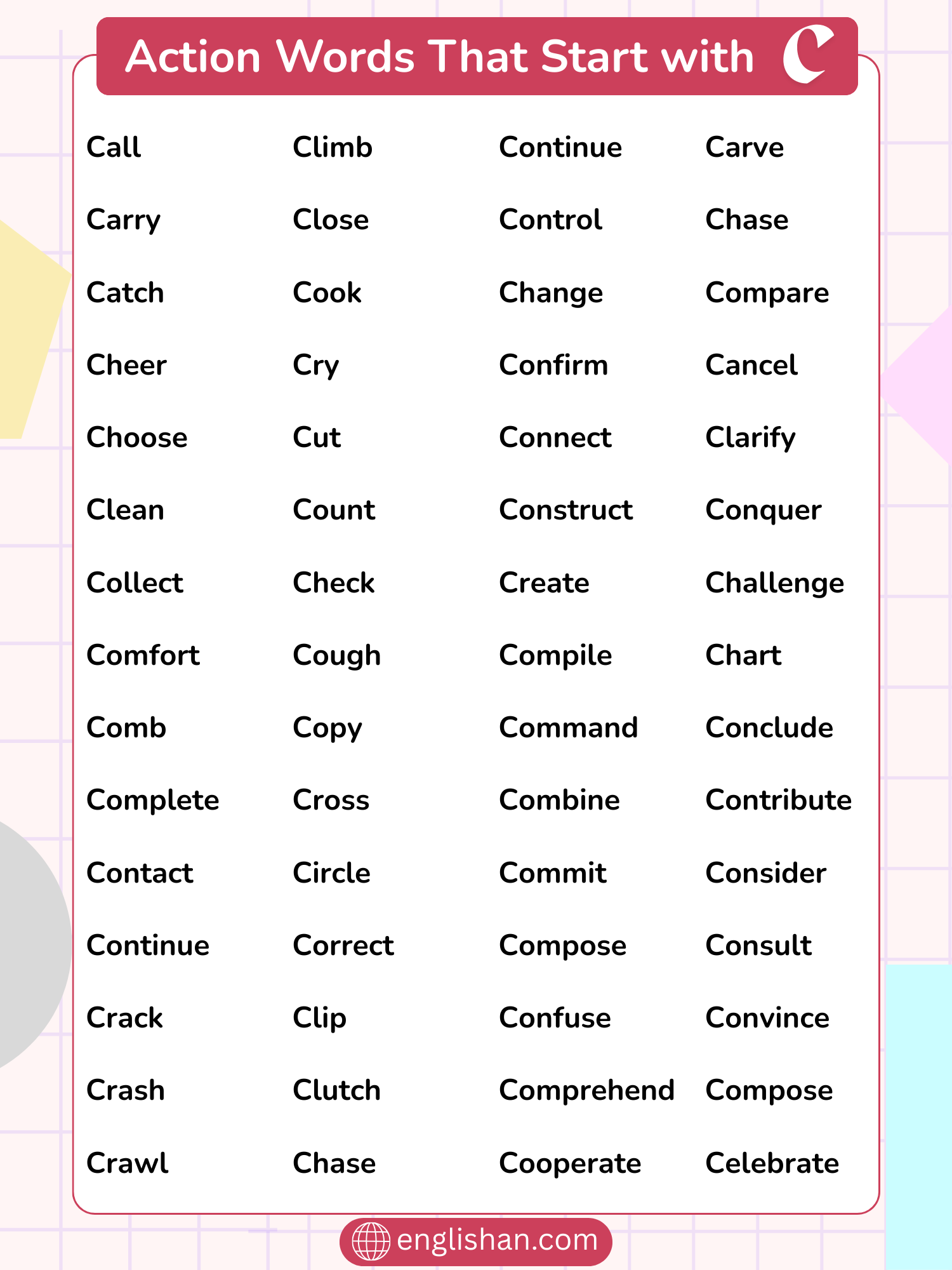 Words That Start with CL: Complete List of 120 Words