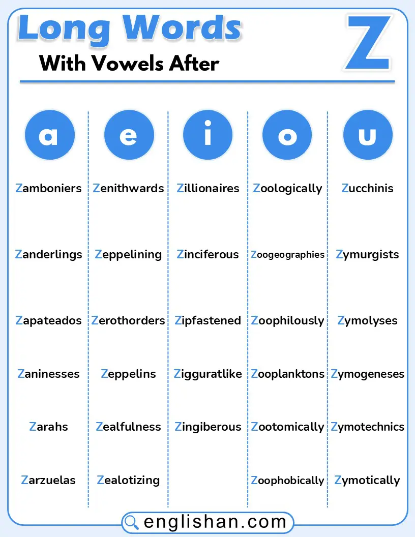 Long Words That Start With Z in English: Full List