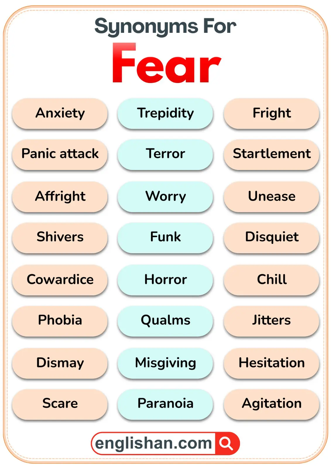 120+ Synonyms for Fear: Complete List With Meanings