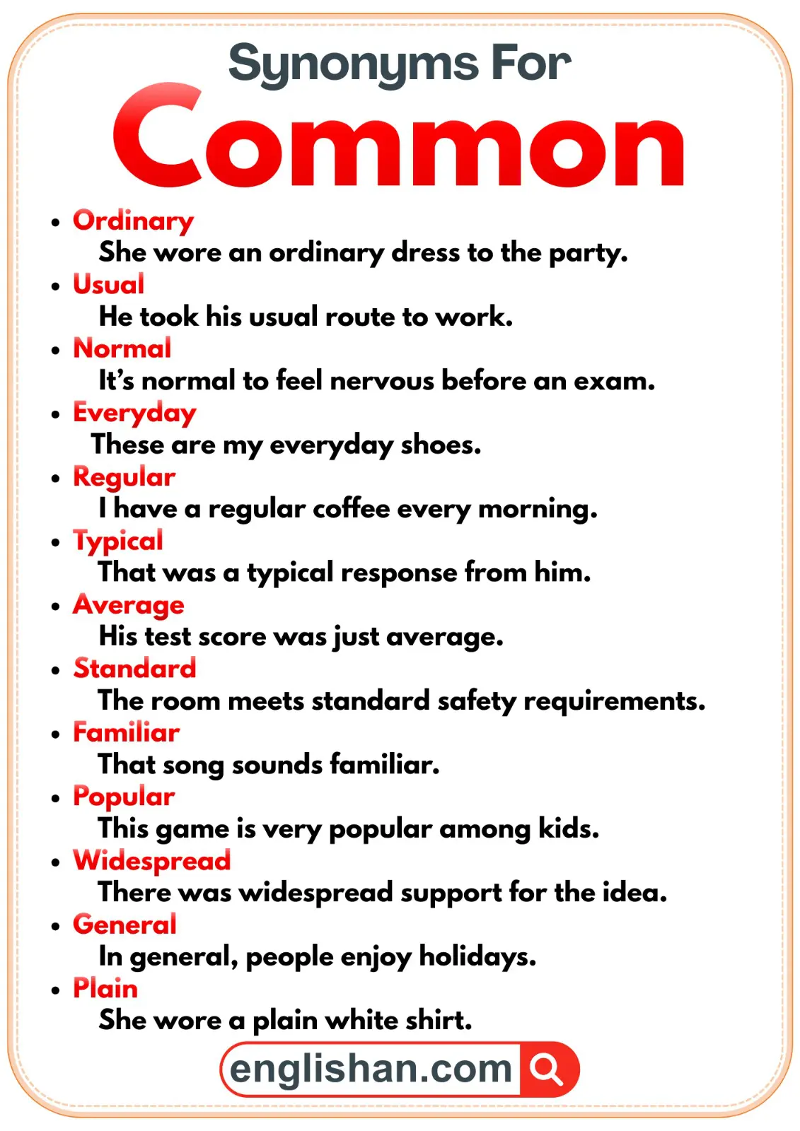 110+ Synonyms for Common with Meanings and Examples