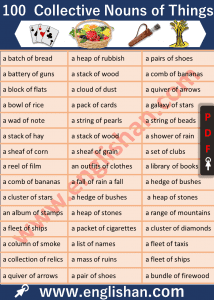 100 Collective Nouns List Used in Sentences – People, Animals, and Things