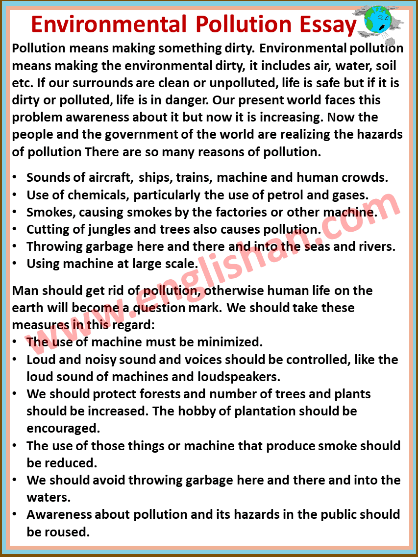 Essay About Air Pollution