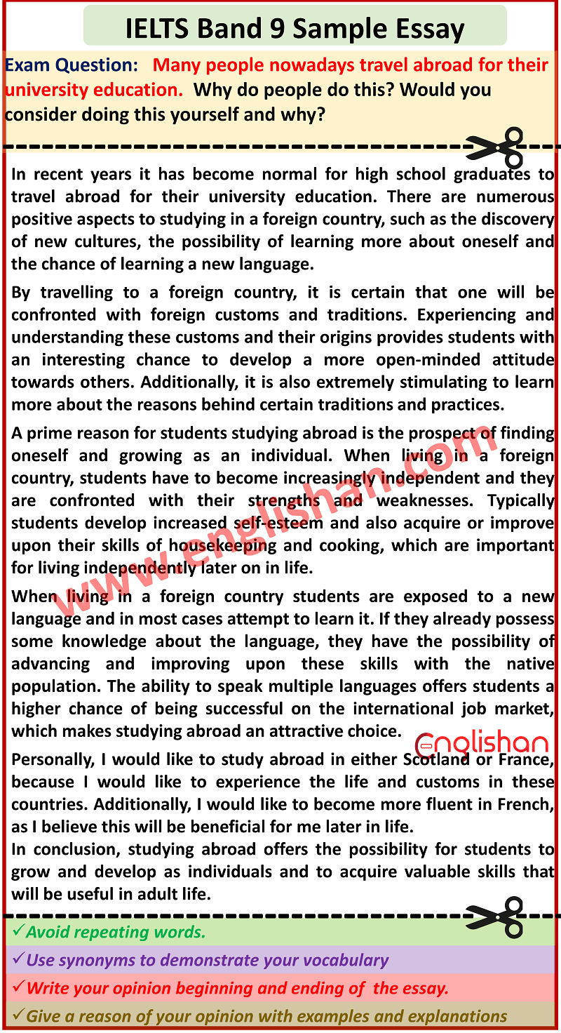 IELTS Sample Essay Topics 2020 Band 9 Writing Task 2 IELTS Sample Essay Topics 2020 Band 9 Writing Task 2