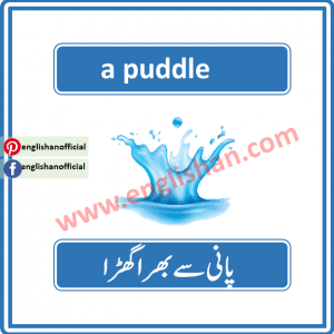 Rain Vocabulary with Picture and Flashcards
