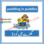 Rain Vocabulary with Picture and Flashcards