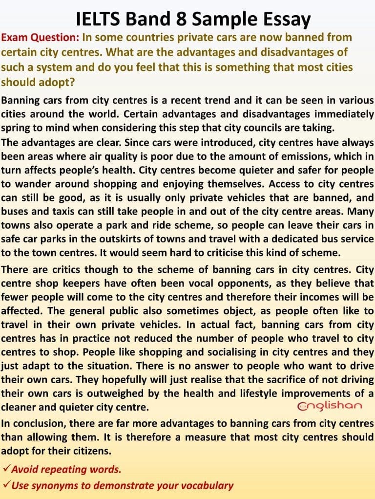 50+ IELTS Essay Samples for 8 Bands with PDF • Englishan
