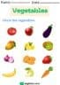 3 Vegetables Worksheets and Exercises with Answers in English • Englishan