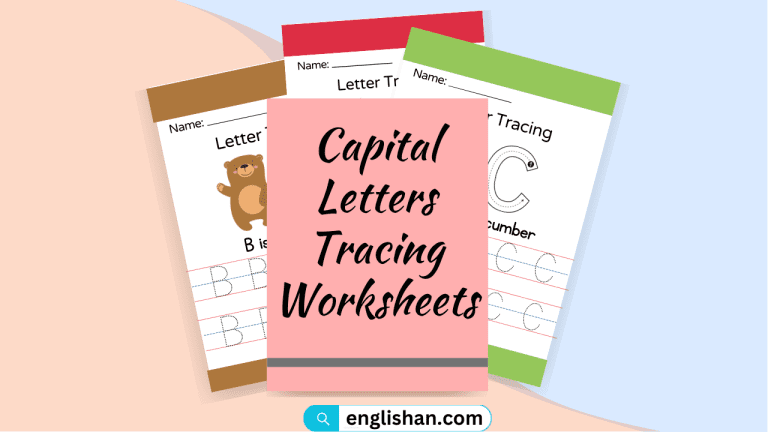 26 Printable Capital letters Tracing Worksheets A to Z for Free