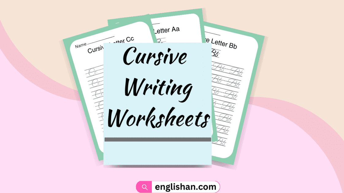 Cursive Writing Worksheets From A to Z with Free PDF