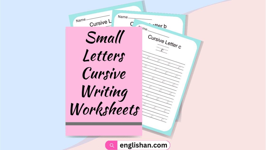 Small Letters Cursive Writing Worksheets A to Z
