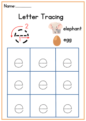 Small Letters Tracing Worksheets a to z with Printable PDF Free