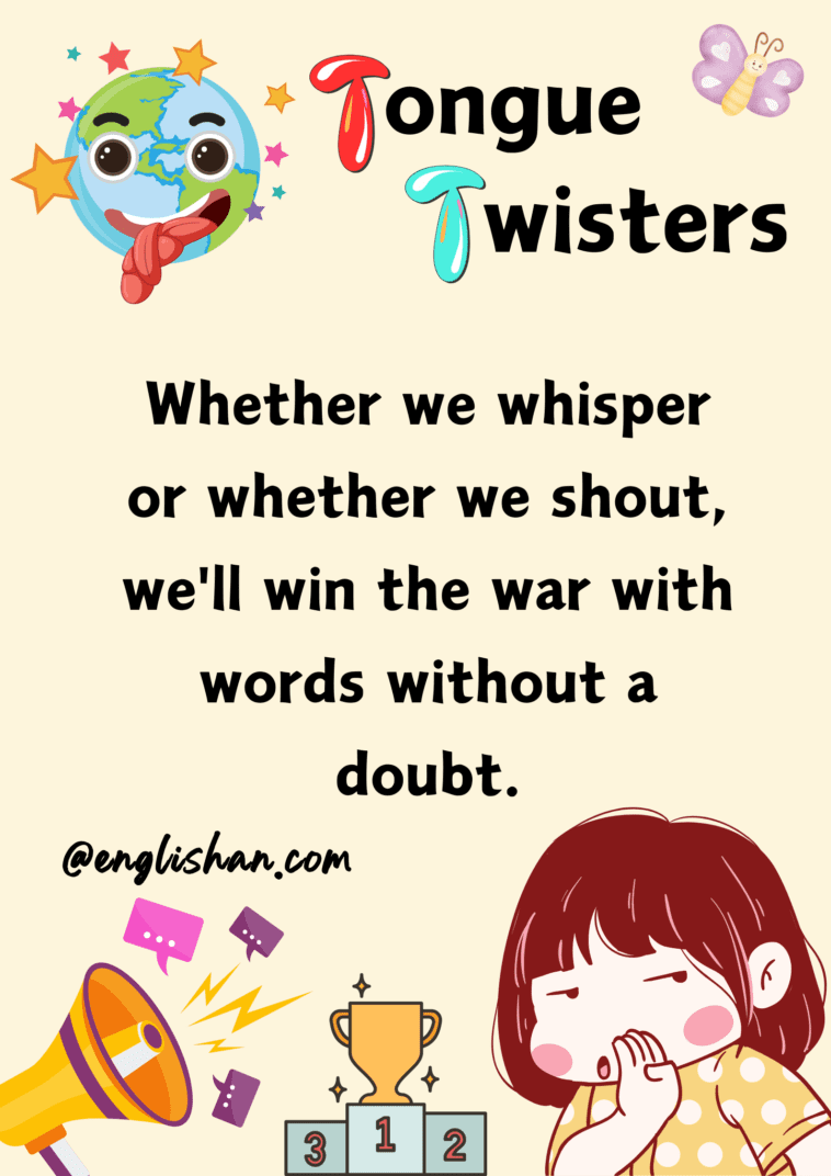 30 Popular Tongue Twisters for Beginners in English • Englishan