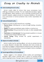 Cruelty to Animals Essay – 10 Lines, 250 Words, and 500 Words