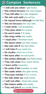 100 Useful Complex Sentence Examples List