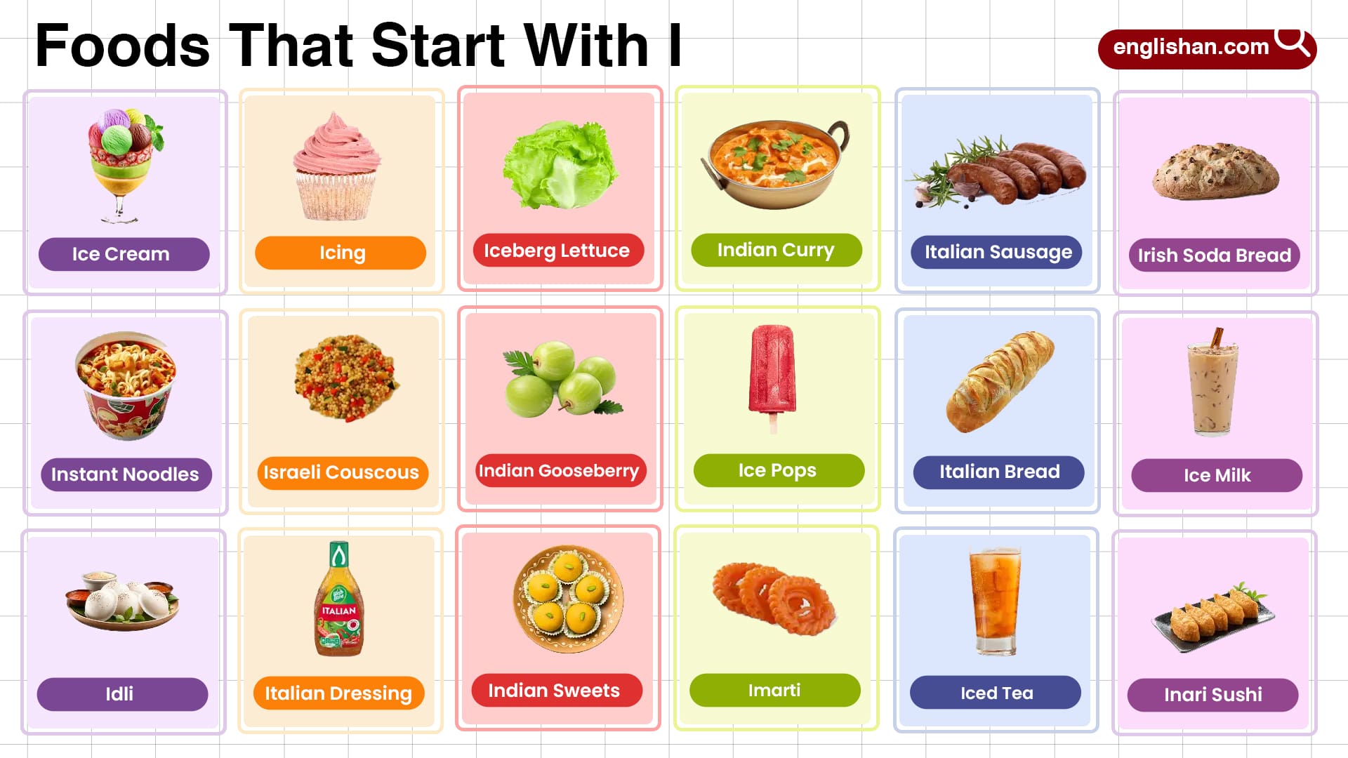 60 Foods That Start With I with Names and Pictures