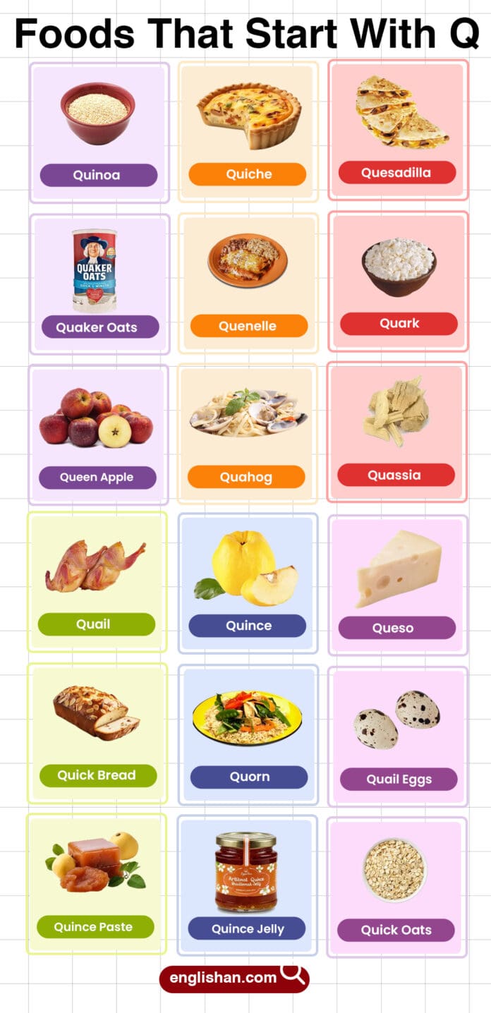 30 Foods That Start With Q with Names and Pictures