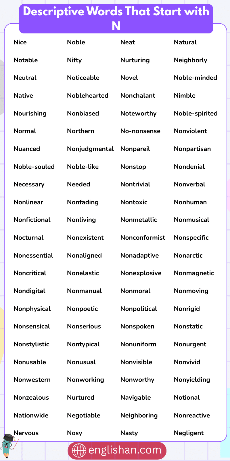 150+ Words That Start with N to Describe Someone