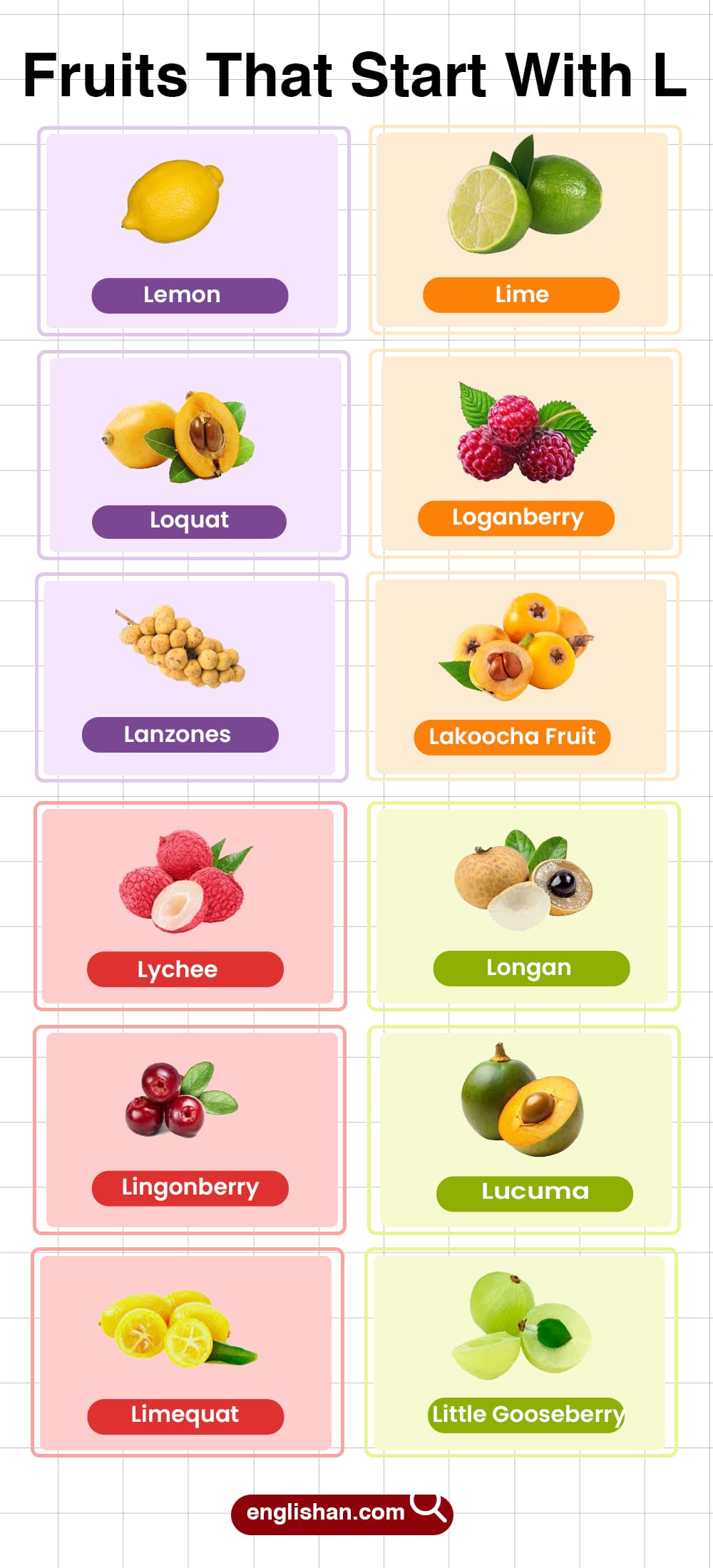 30 Fruits That Start With L ( Facts and Pictures )