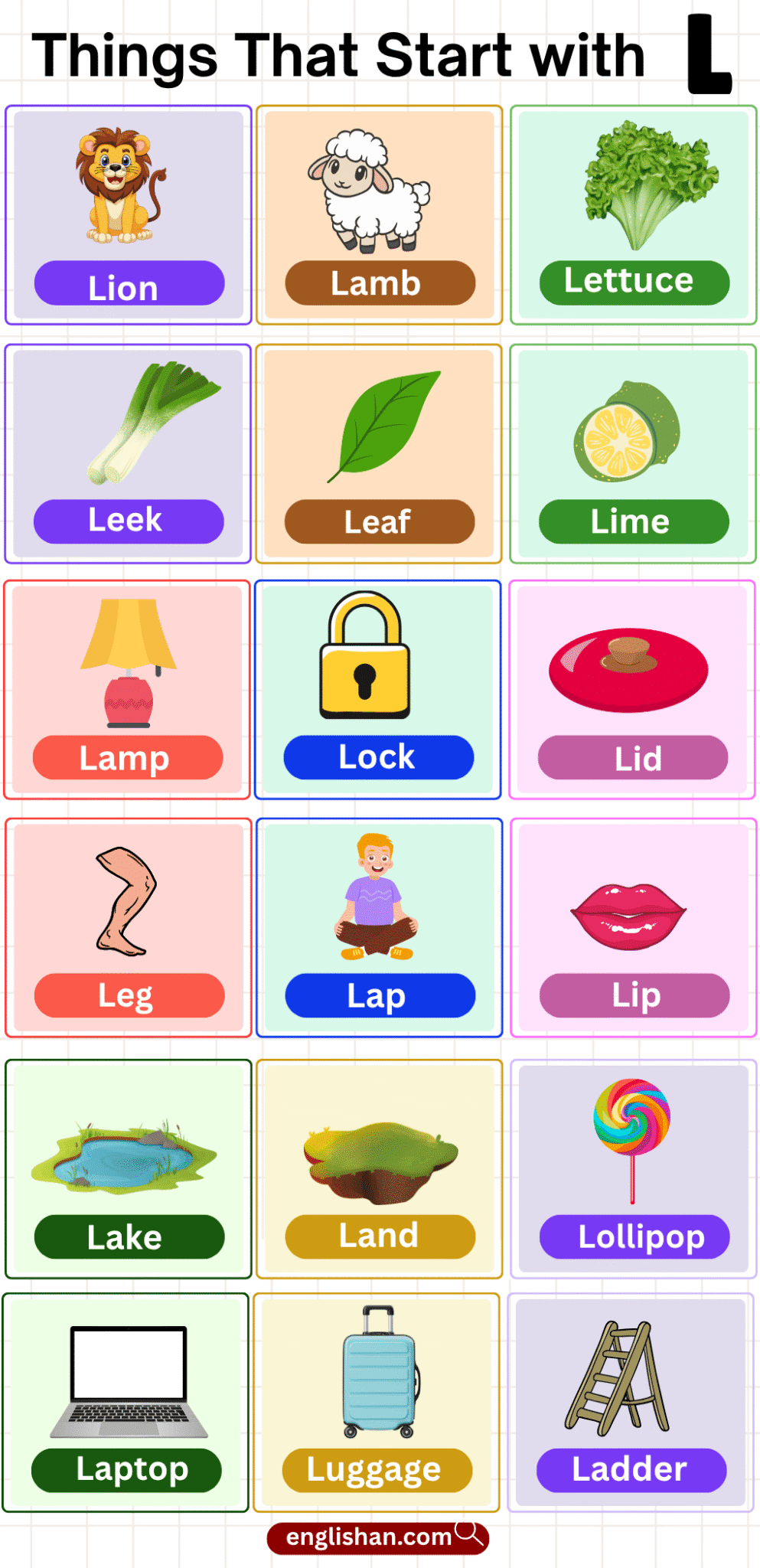 330 Things That Start with L – Funny and Positive Words List