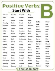 400+ Verbs That Start With B: Meanings & Examples