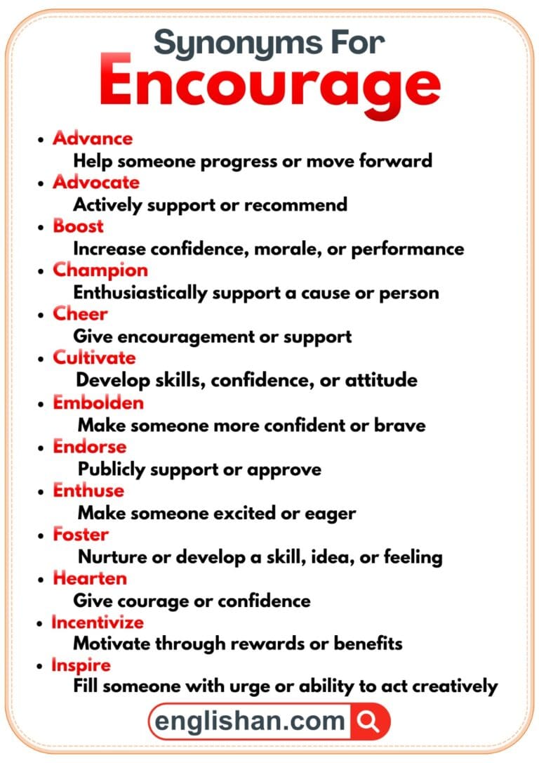 Synonyms for Encourage: 50+ Powerful Alternatives to Use Daily