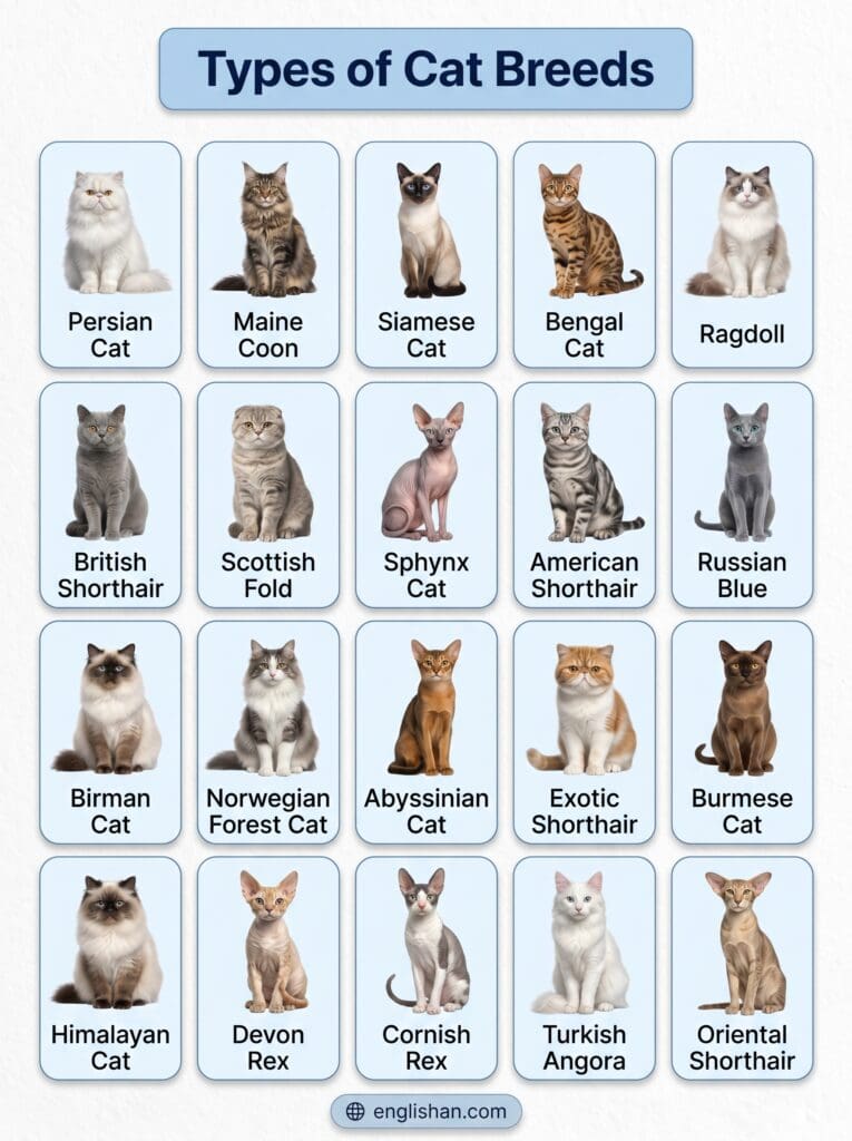 65+ Cat Breeds with Pictures and Traits from Around the World